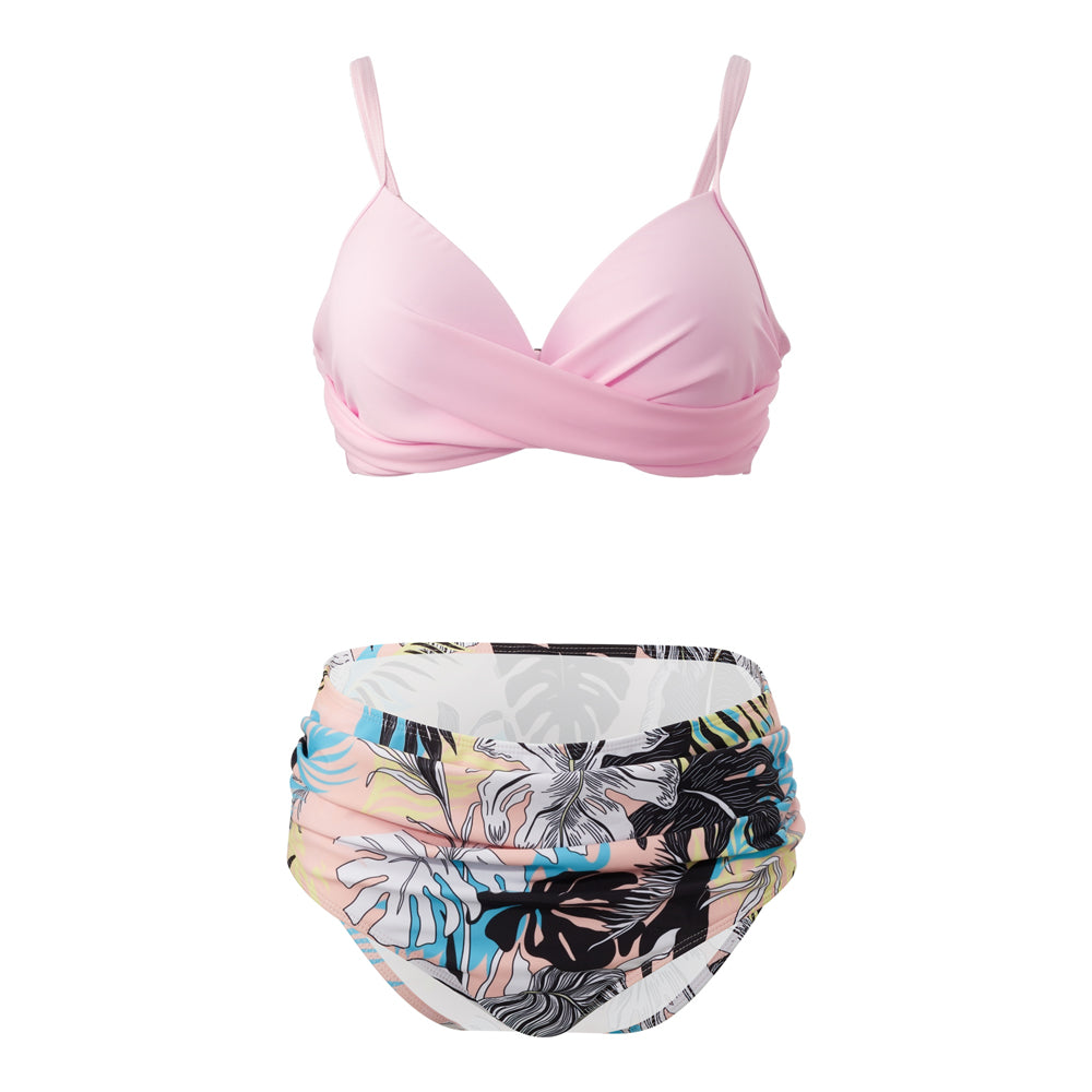 High-waisted Two-Piece Swimsuit Set, CC060106 (Ver.2) – EVER STRONG