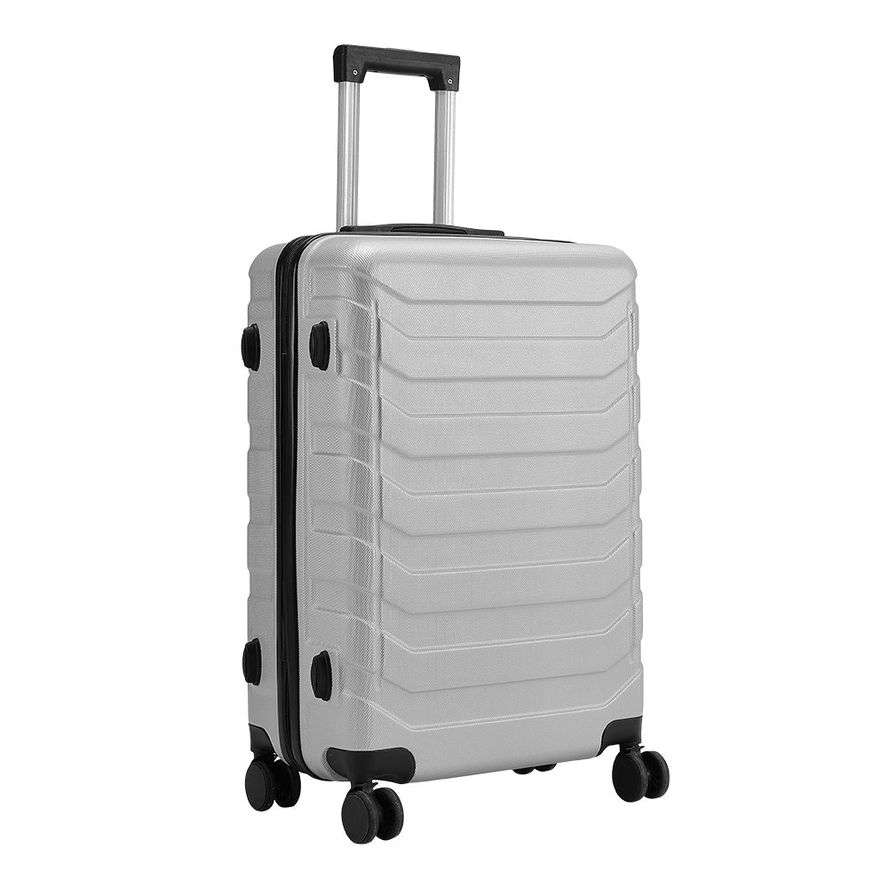 Sheonly Rolling Hardshell Luggage Travel Suitcase, 24" Grey, XY0303 – EVER STRONG