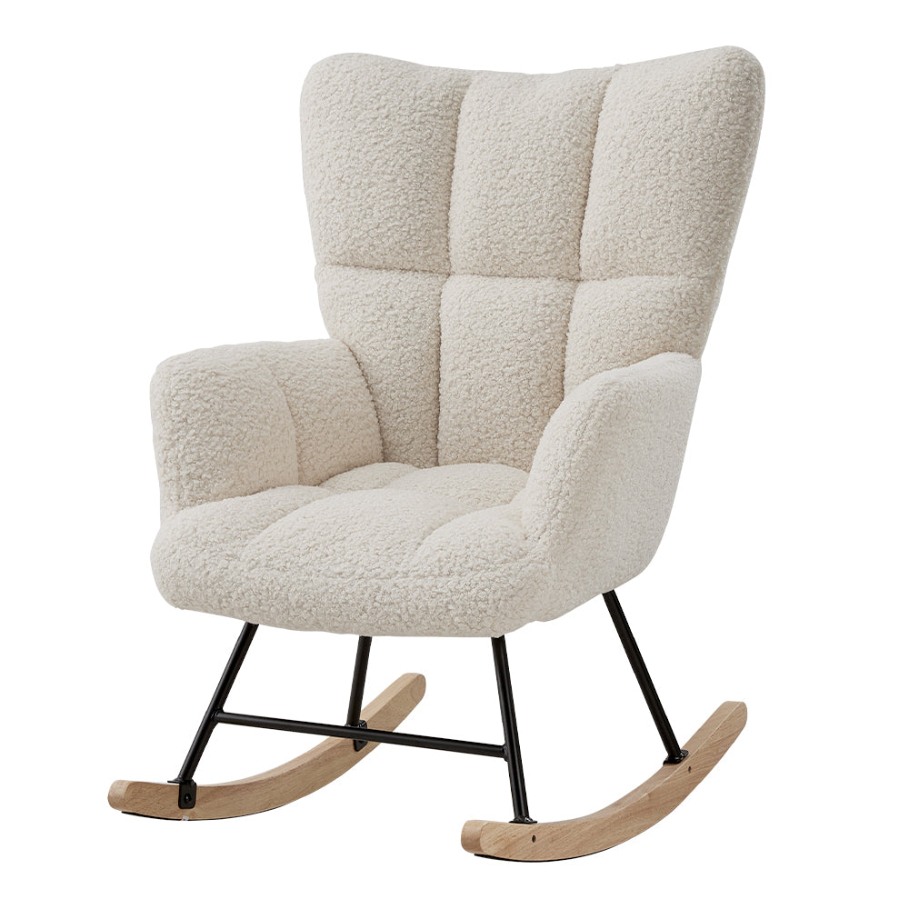 Tufted Upholstered Rocking Chair, XY0679 – EVER STRONG