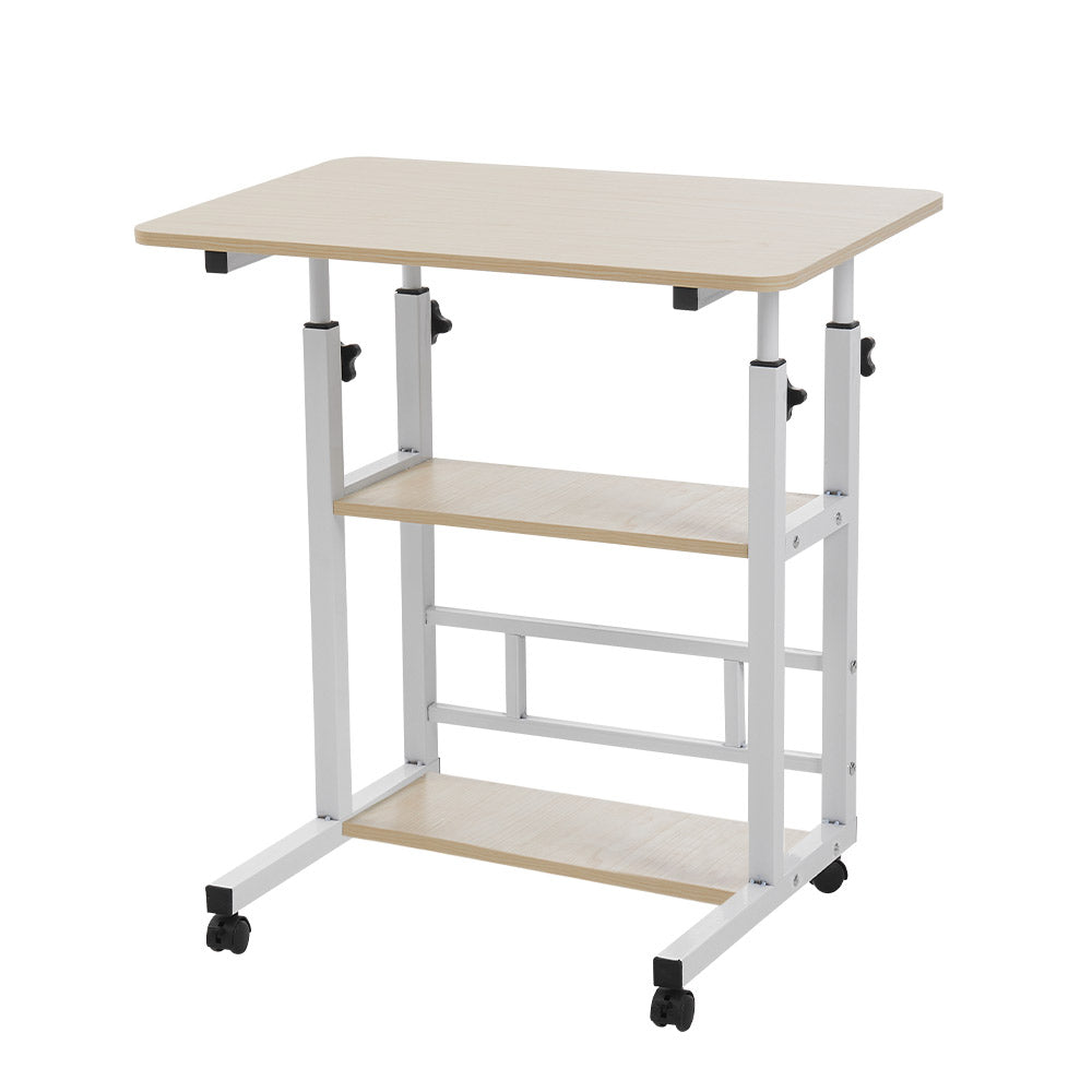 Height Adjustable Mobile Table Overbed Desk with Wheels, SC2101 – EVER ...