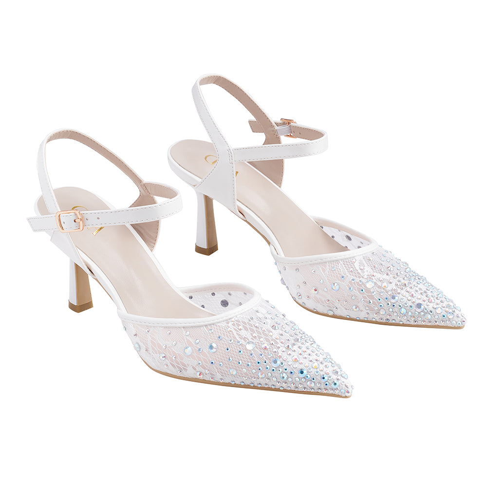 Elegant Slingback Stiletto Heels, JW0182 – EVER STRONG