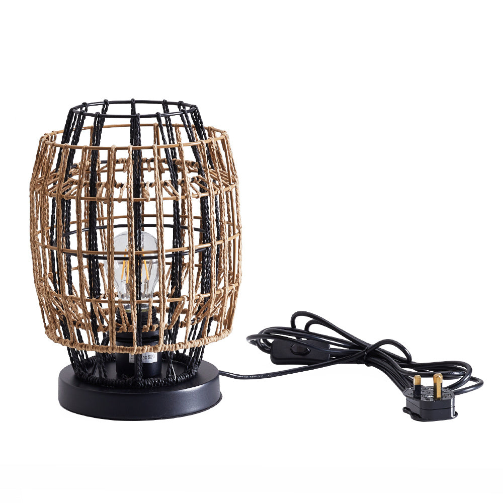1-Light Hand-Braid Lampshade E14 Table Lamp, FI1134(Ver.2) – EVER STRONG