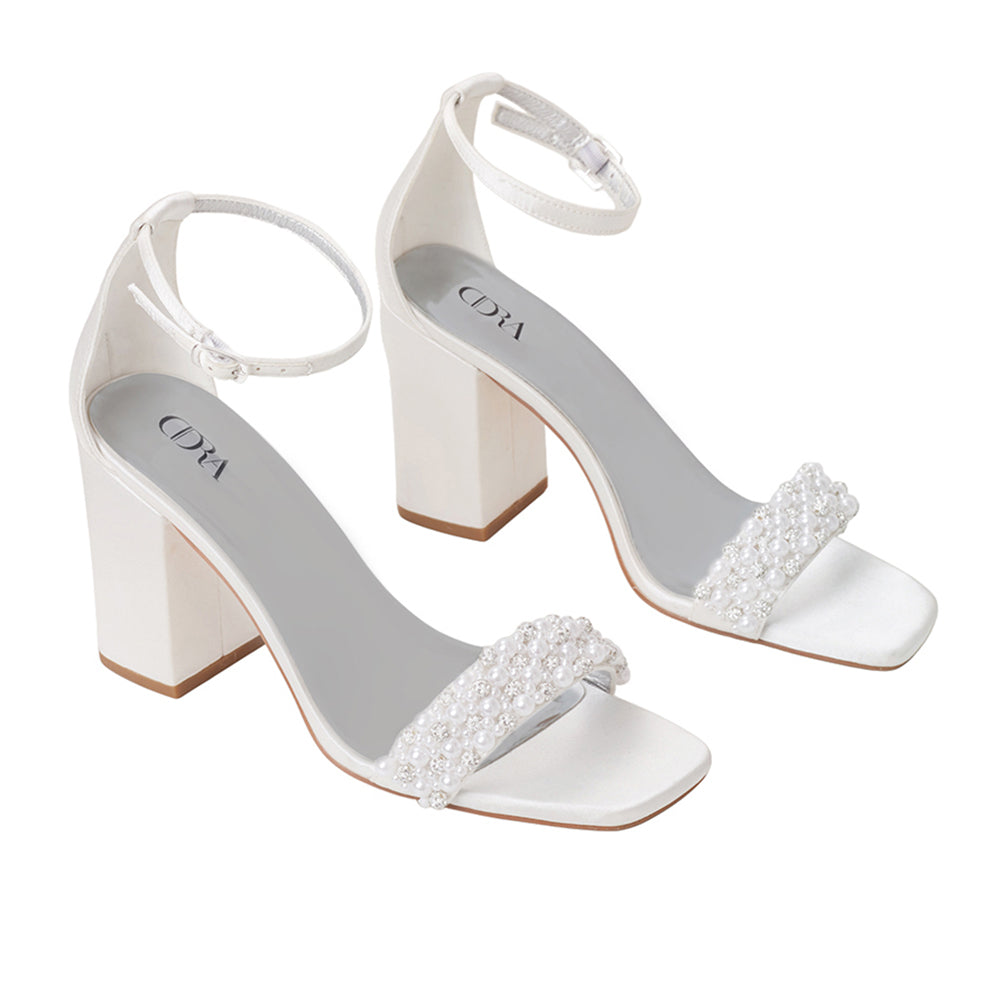 Pearl Embellished High Heel Sandals, CS300207 (Ver.2) – EVER STRONG