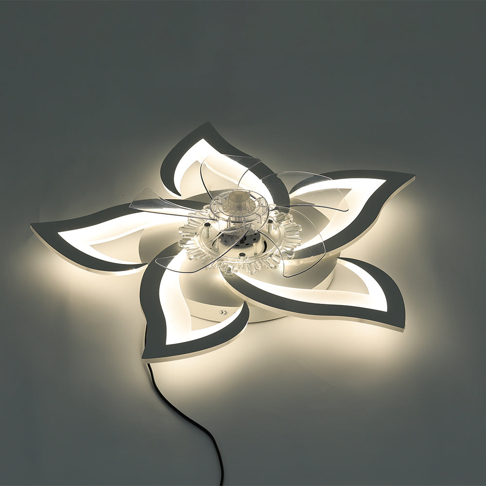 Flower Shape LED Ceiling Fan Light, DM0593 – EVER STRONG