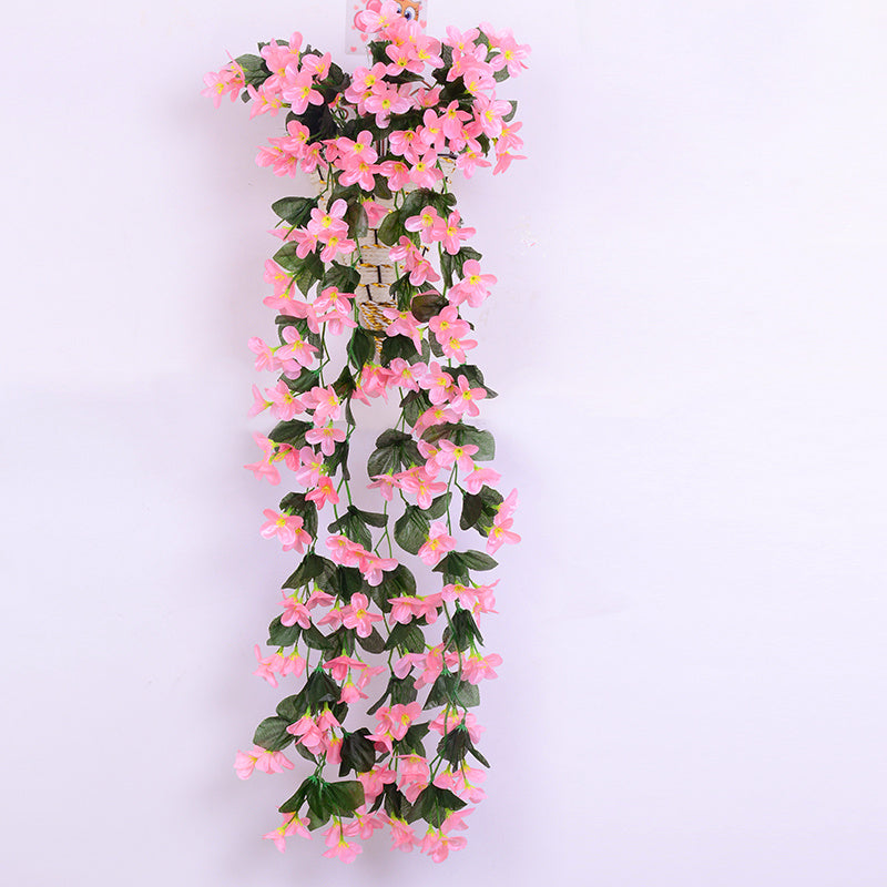Livingandhome Decorative Wall Hanging Artificial Violet Vine Plant, SP ...
