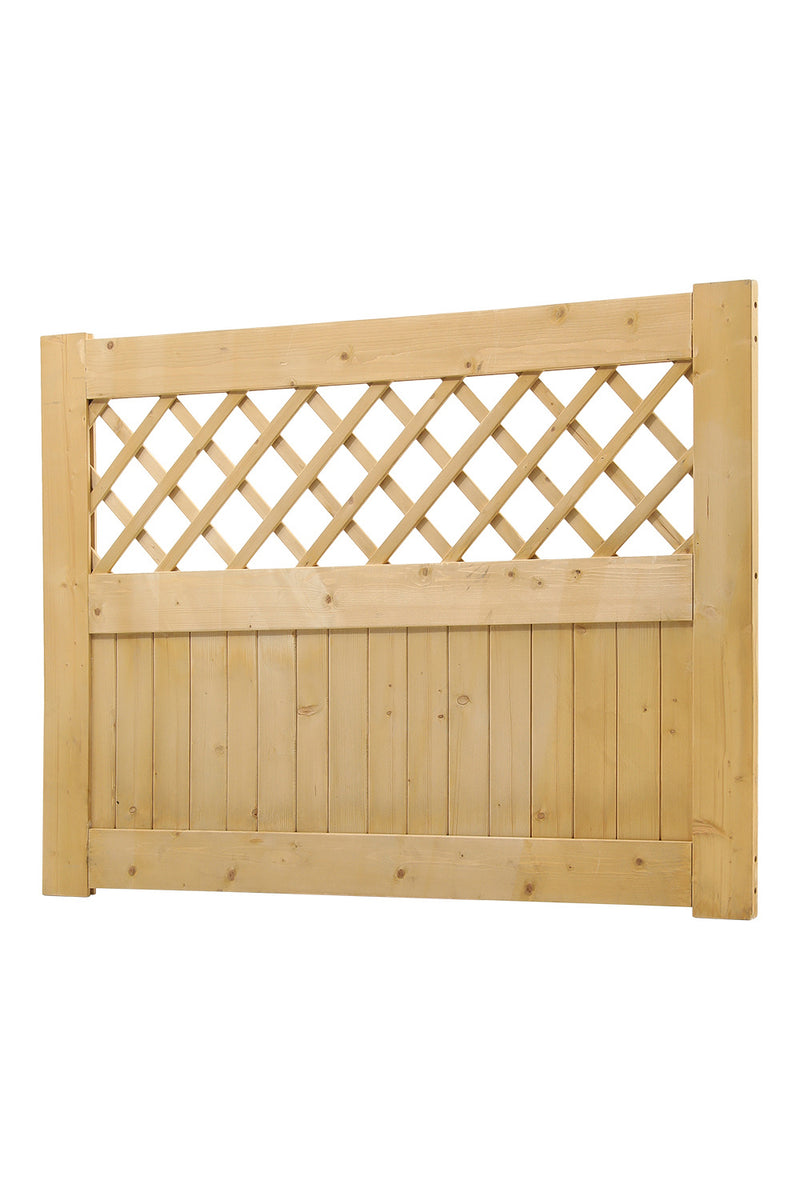 Diyspace Rhombus Garden Wood Fence Gate, LG1236 – EVER STRONG