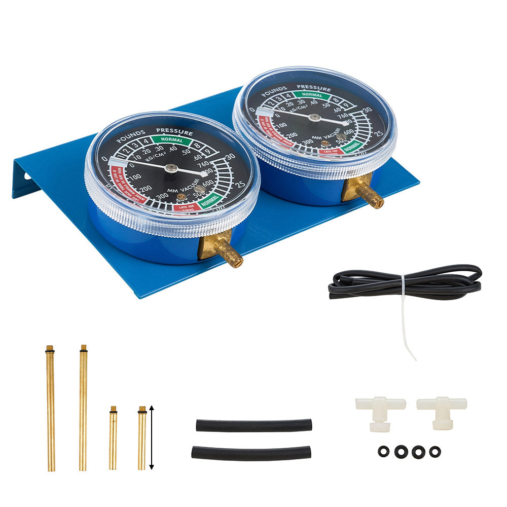 Motorcycle Carburettor Synchronizer Vacuum Balancer 2 Cylinder Gauges ...