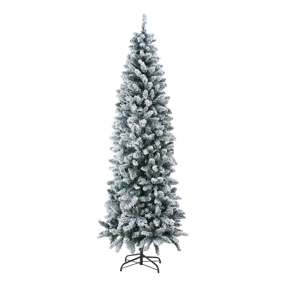 Flocked Christmas Tree with X-Frame Stand, IF070142 – EVER STRONG