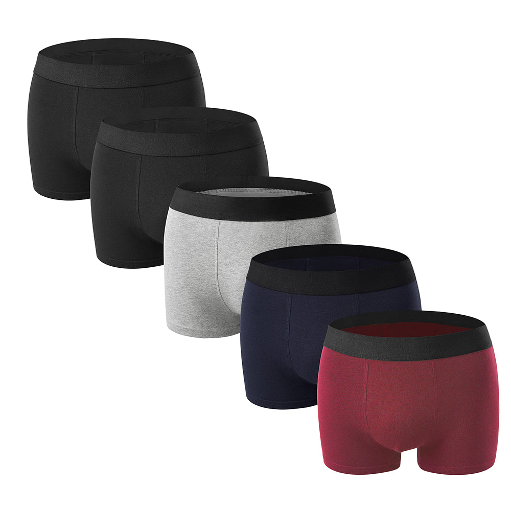 5Pcs Cotton Boxer Briefs Set, CC290164 – EVER STRONG