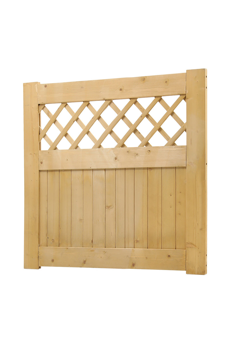 Diyspace Rhombus Garden Wood Fence Gate, LG1232 – EVER STRONG