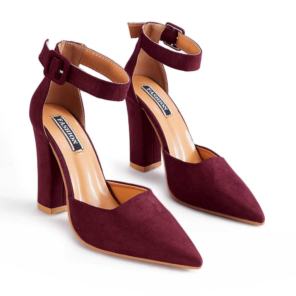 Pointed-Toe Ankle Strap High Heels, JW0048 (Ver.2) – EVER STRONG
