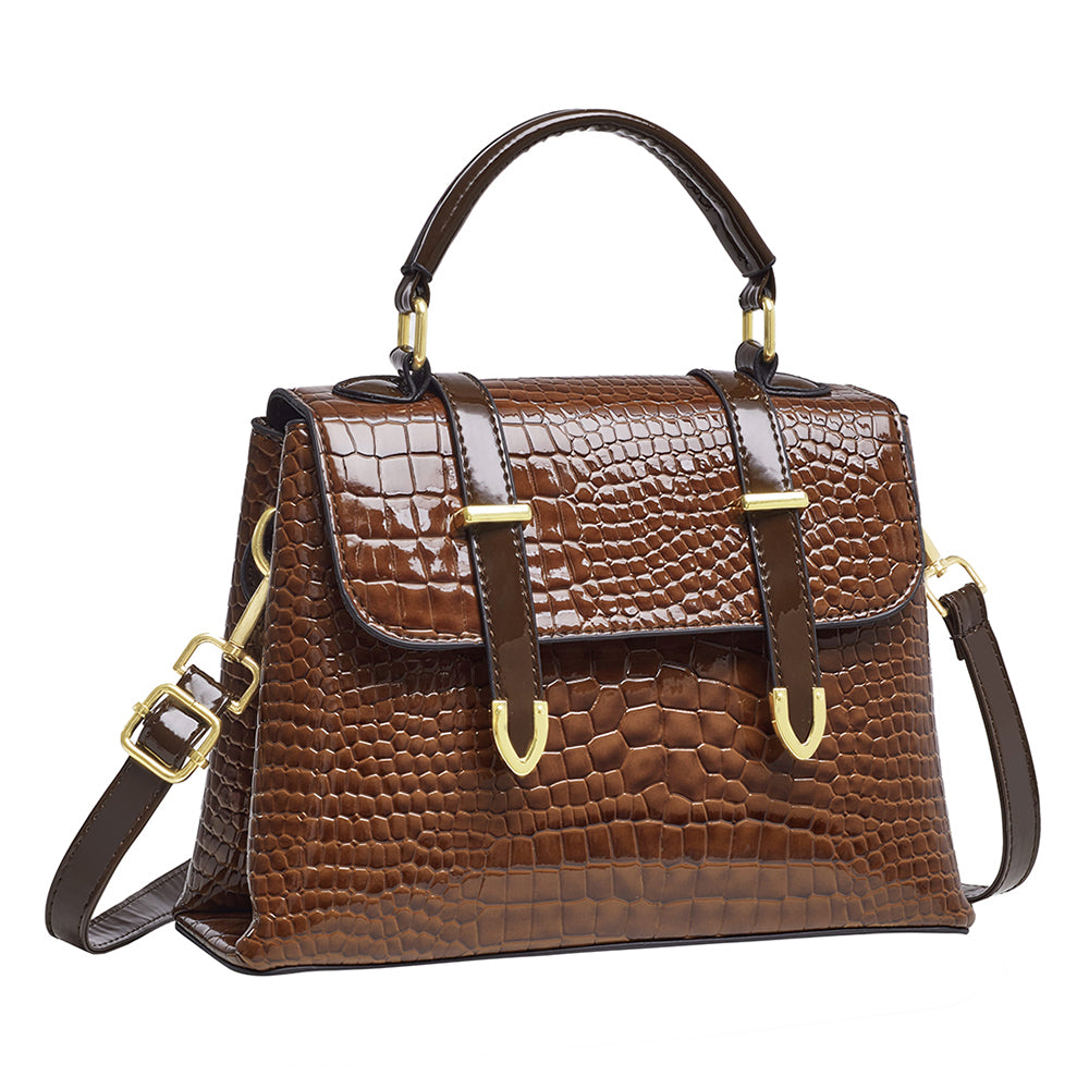 Patent PU Leather Handbag Shoulder Bag, CB300150 (Ver.2) – EVER STRONG