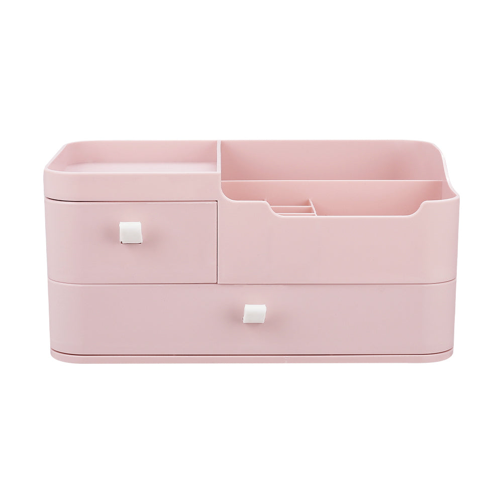 Pink Plastic Desktop Makeup Storage Organiser, SC1390 (Ver.2) – EVER STRONG