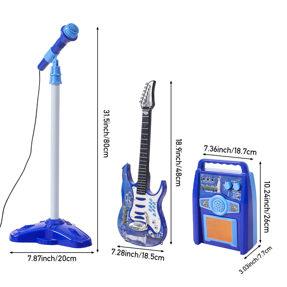 Electric Guitar Microphone Amplifier Toy Set, CT1084 – EVER STRONG