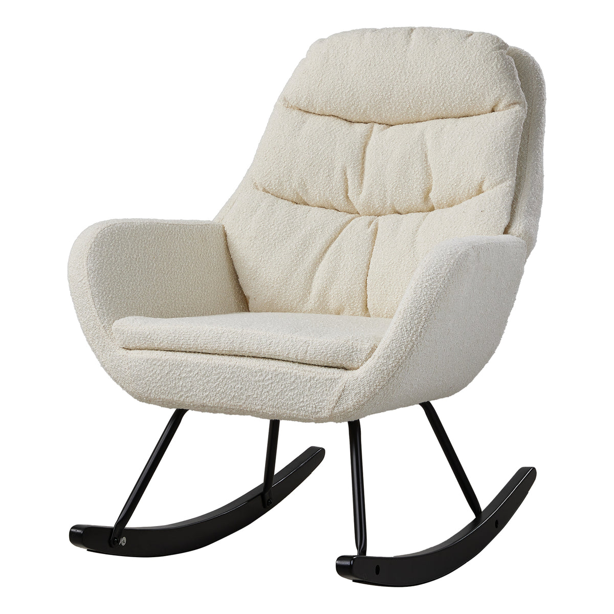 Teddy Fleece Upholstered Rocking Chair, XY0534 – EVER STRONG
