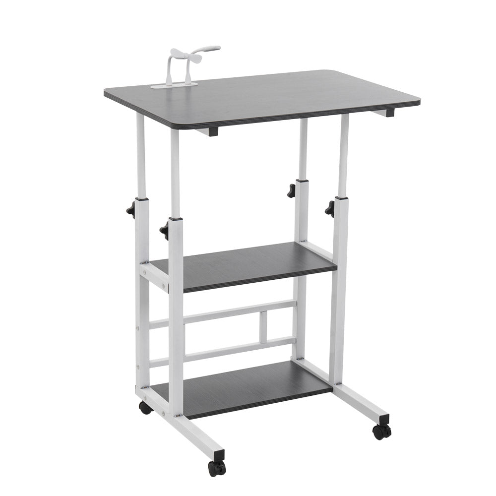 Height Adjustable Mobile Overbed Table with Wheels, SC2098 (Ver.2 ...