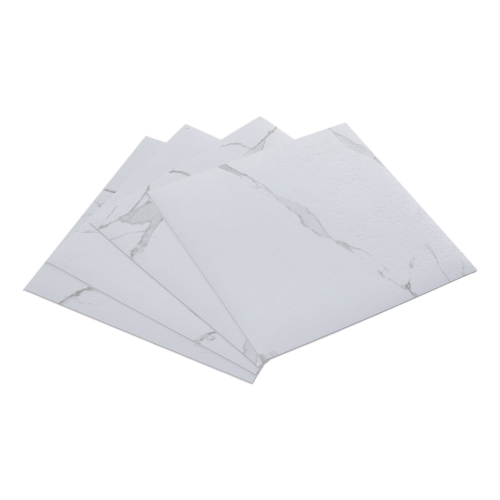 Livingandhome 12-tlg. Selbstklebende PVC-Fliesen, 30x30 cm, Steinoptik ...