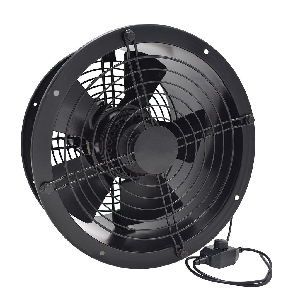 Livingandhome Ventilation Wall-Mounted Exhaust Axial Fan 10-inch, FI03 ...
