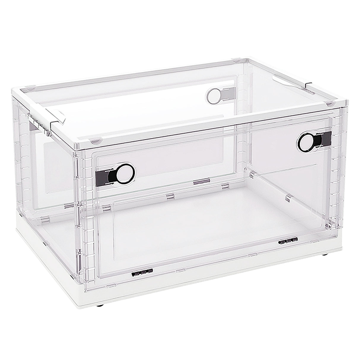 Visual Folding Storage Box with Wheels for Home Organizer, WZ0092 ...