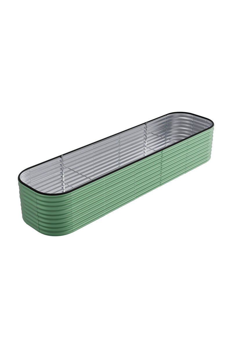 Oval-Shaped Galvanized Steel Raised Garden Bed, PM1499 – EVER STRONG