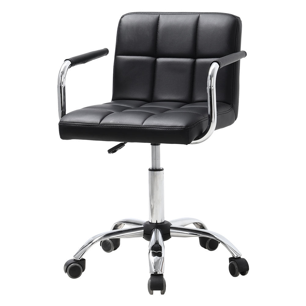 Low Back Faux Leather with Chrome Base, FI0290 – EVER STRONG