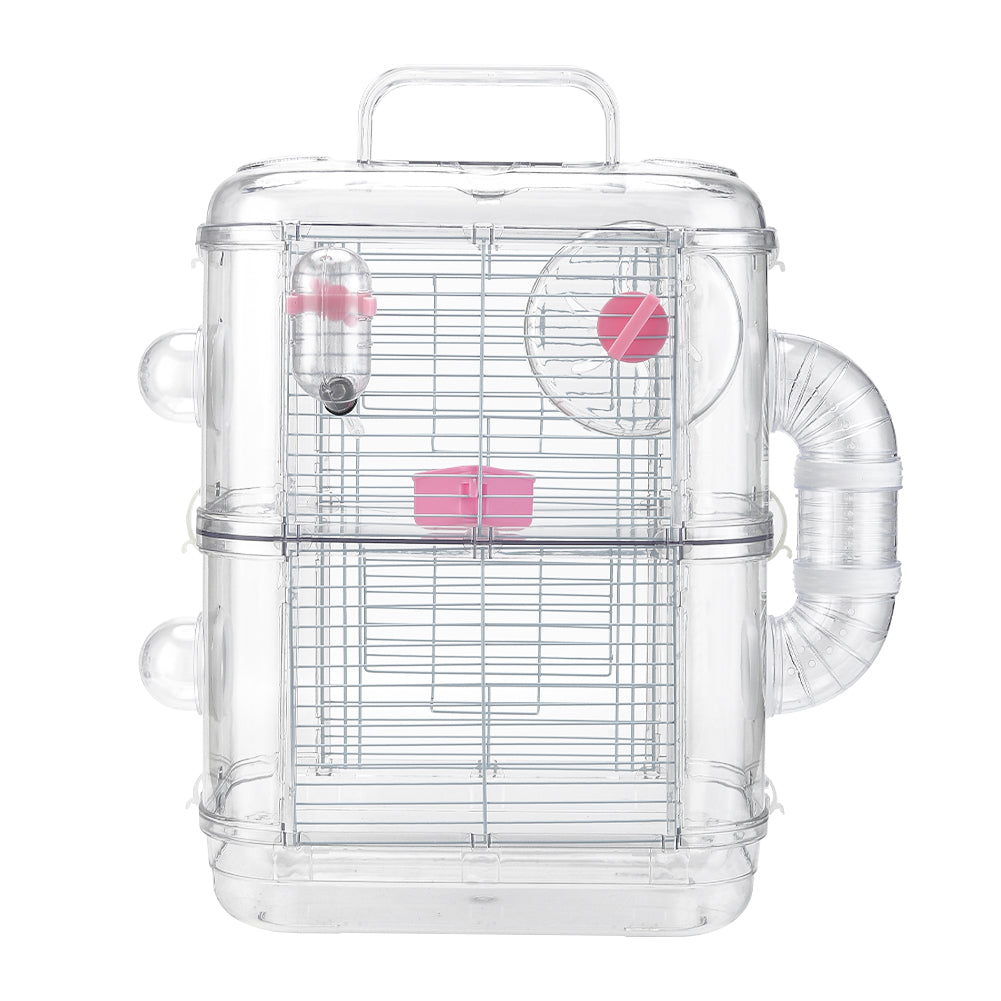 Double Layer Hamster Cage with Hidden Handle, CT0673 – EVER STRONG