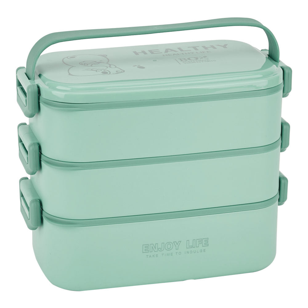 Lifeideas Stackable Bento Lunch Box with Handle 3 Layer, KT0047 – EVER ...