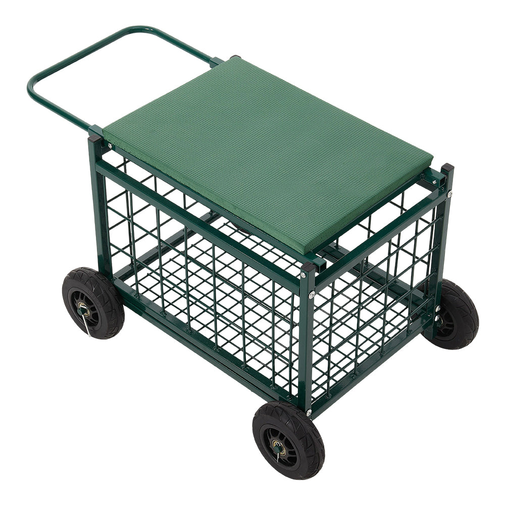 Rolling Garden Work Seat Cart with Storage, GT200017 (Ver.2) – EVER STRONG