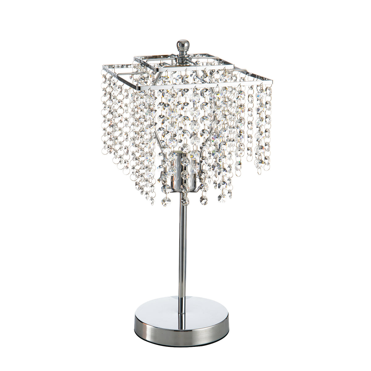 Small Crystal Table Lamp with Round Base, FI0339 – EVER STRONG
