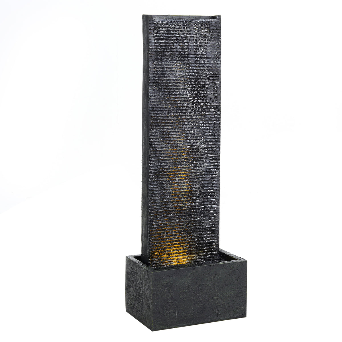 Outdoor Wall Standing Fountain Water Feature Fountain Stone, FI0314 ...