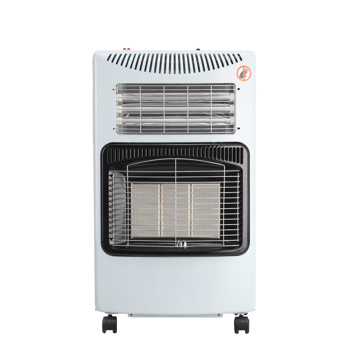 Livingandhome Indoor Mobile Gas Heater Ceramic Piezo Butane, AI0913 ...